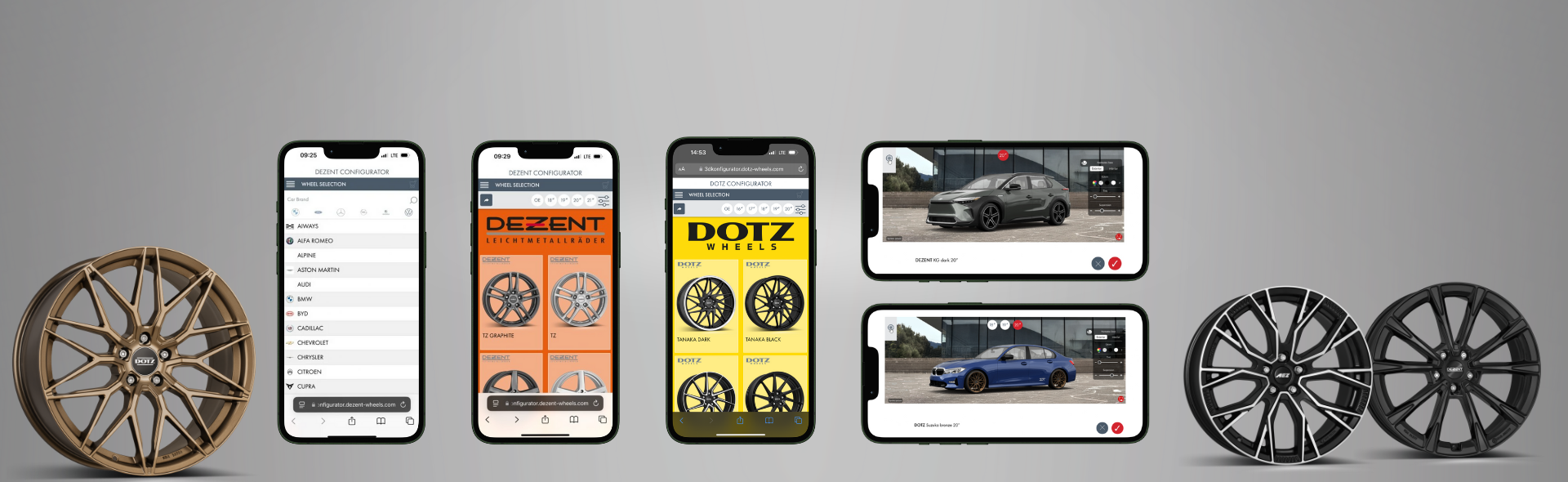 Step by step to your perfect rims
